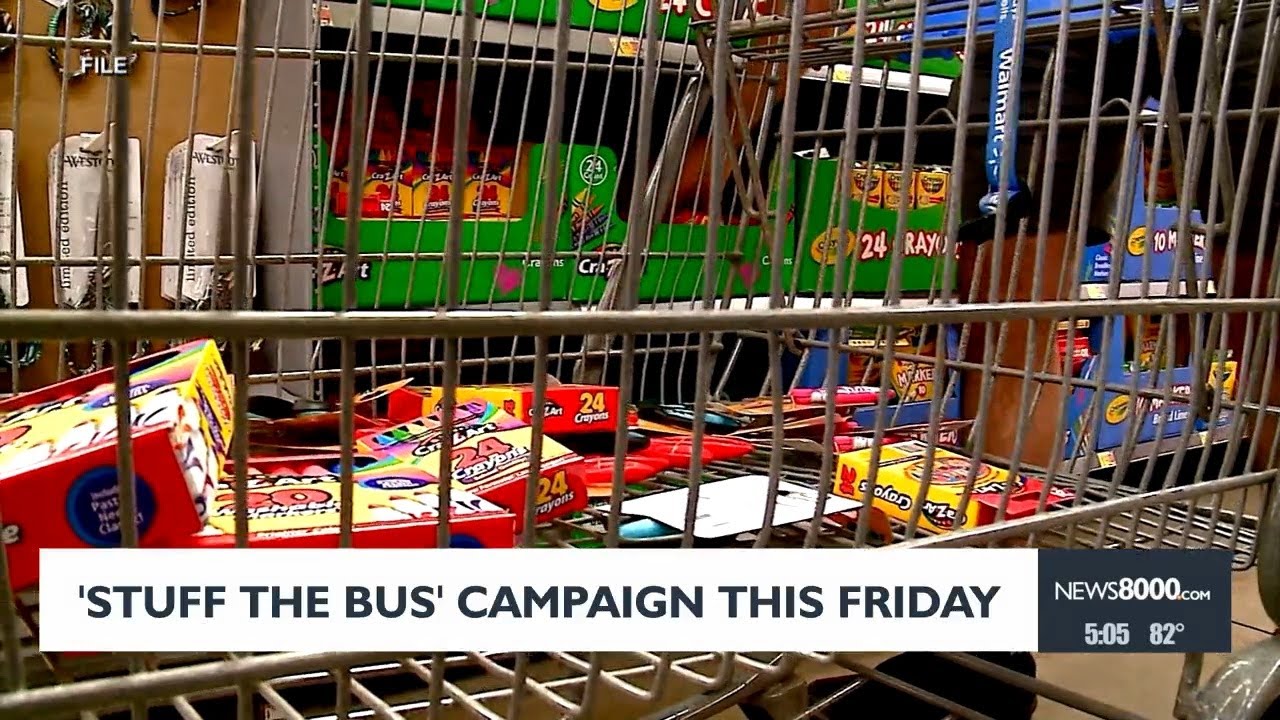 'Stuff The Bus' Campaign This Friday - YouTube