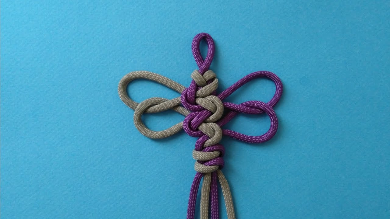 148 Paracord Butterfly 🦋 - YouTube