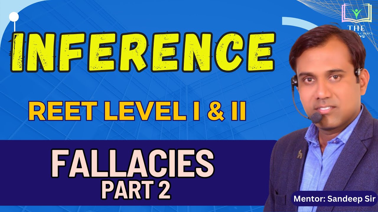 REET LEVEL 2 INFERENCE || REET LEVEL 2 FALLACIES PART 2 || TAC - YouTube