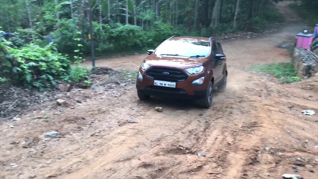 My Ford Ecosport - off road test drive climbing hill - YouTube