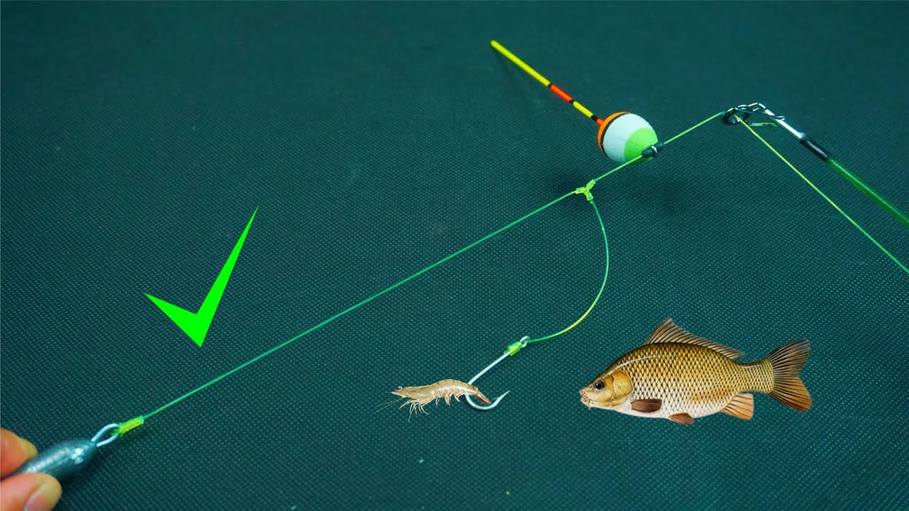 Many don't know ! Making RIG Fishing one a Hook For Tilapia Fish 2024 ...