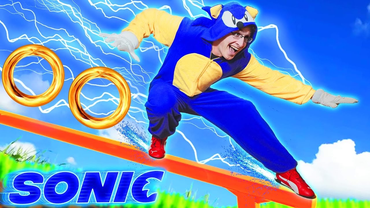 Sonic VS Normal People In Real Life - YouTube