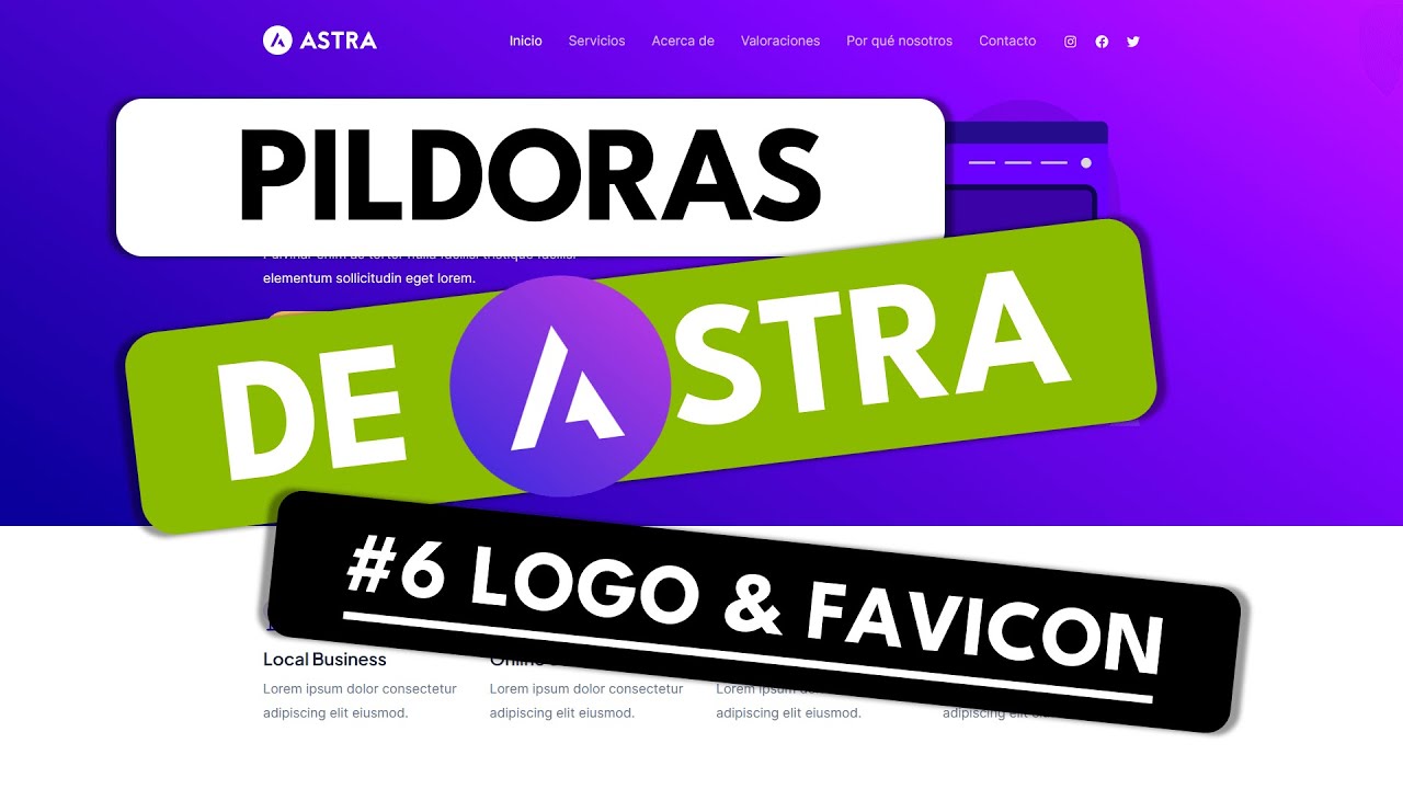 Curso Tema Astra #6 Cómo personalizar el Logo y Favicon de tu web en ...
