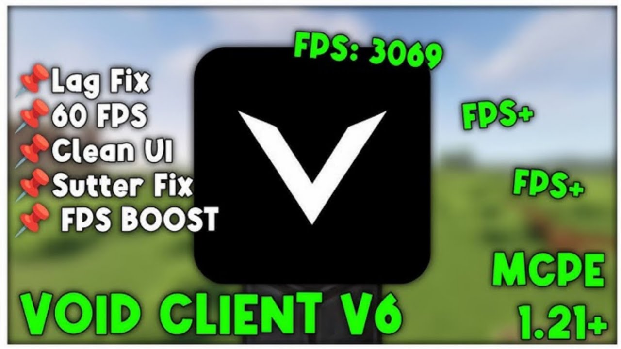 Void Client V6 For MCPE 1.21+ [FPS BOOST] - YouTube