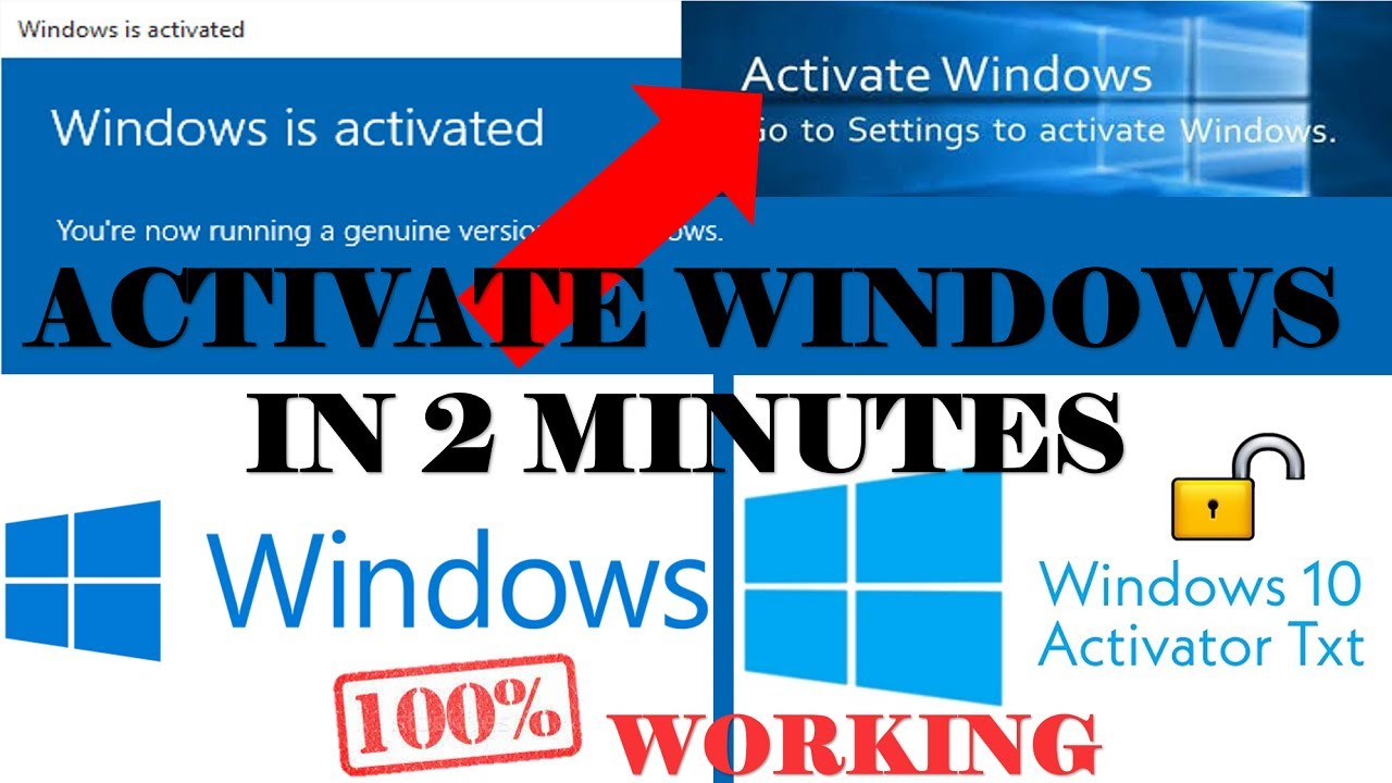 ACTIVATE WINDOWS EASILY(THE ONLY WORKING METHOD) - YouTube