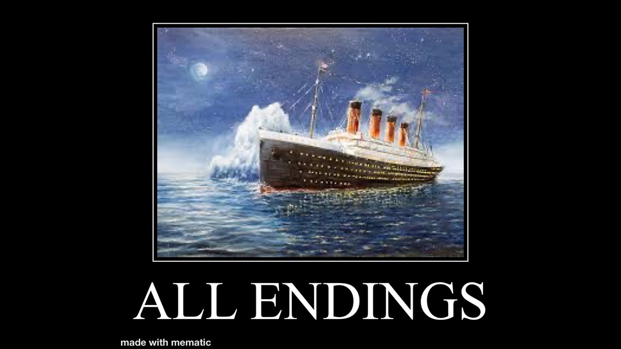 Titanic All Endings Meme - YouTube