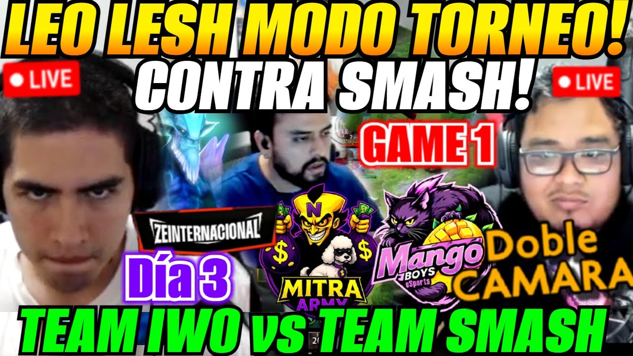 😲Leo Lesh 20 kills! Team IWO vs Team SMASH Game 1 - ZEINTERNACIONAL Día ...