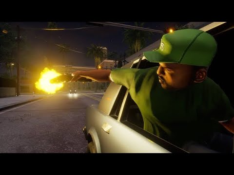 Yeni Grafik Modu İle GTA San Andreas Definitive Edition Türkçe Bölüm 1