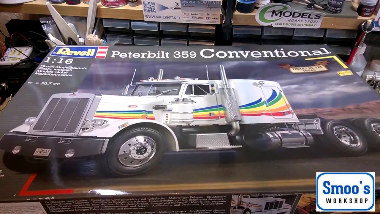 Revell 07455 1:16 Scale Peterbilt 359 Conventional Truck - In box ...