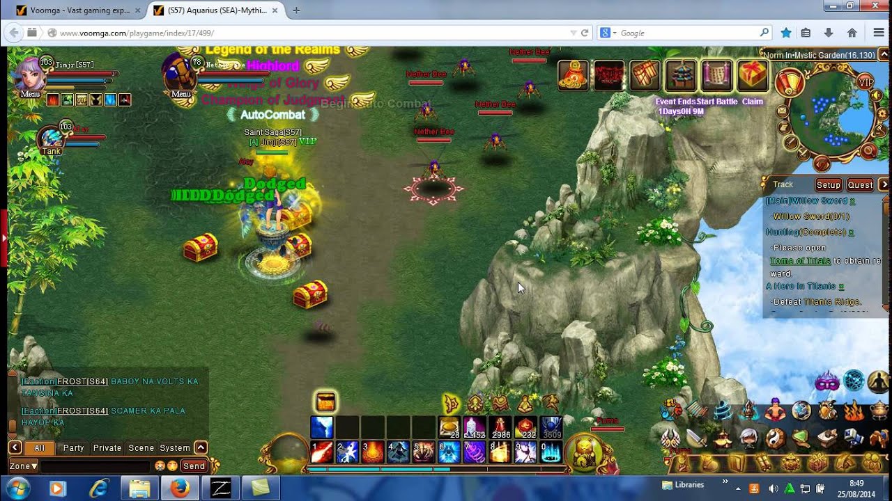 mythic saga best position in MG - YouTube