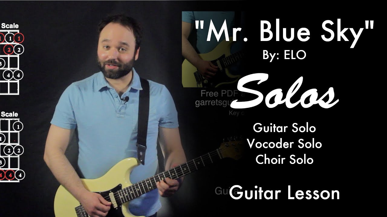 Mr. Blue Sky by ELO | Solos Tutorial | Guitar, Vocoder and Choir - YouTube