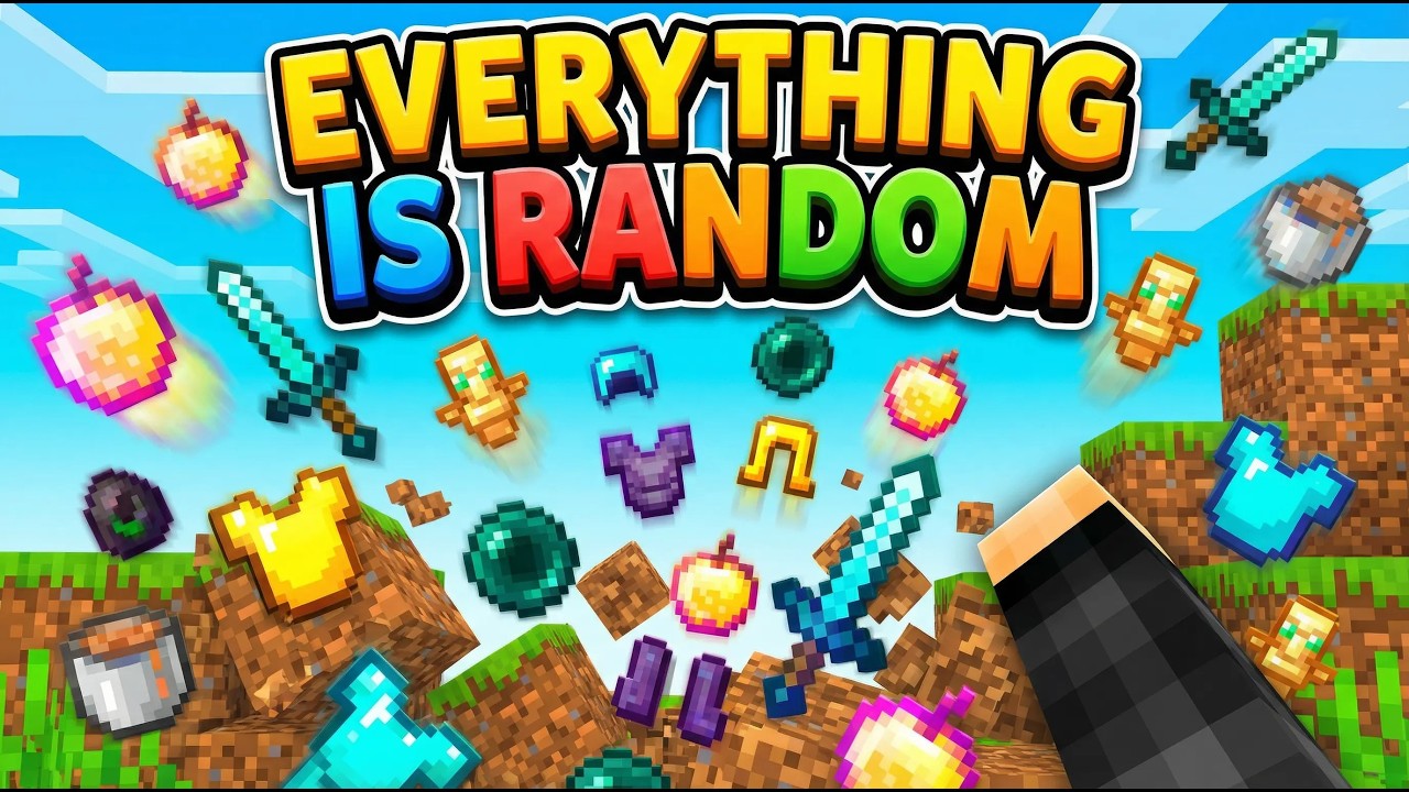 Minecraft but Everything is Completely Random!? - YouTube