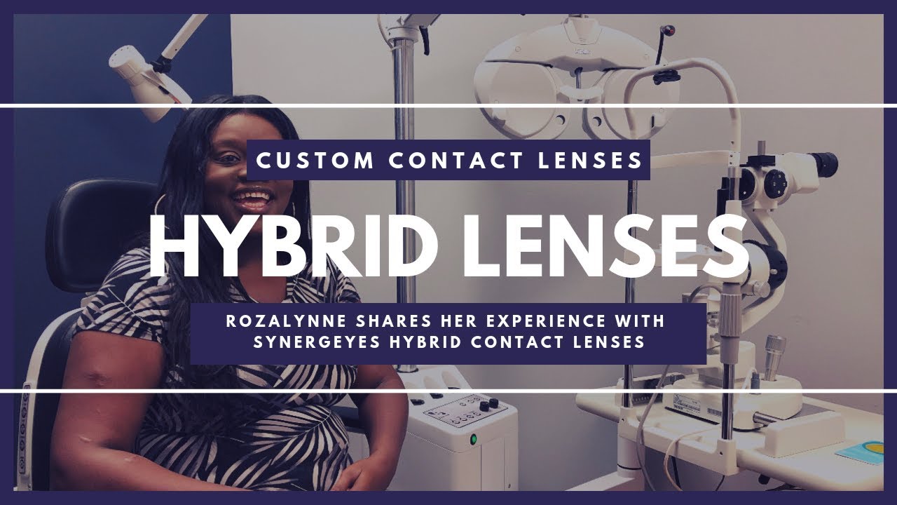 Custom Contact Lenses: Synergeyes Hybrid Review - YouTube