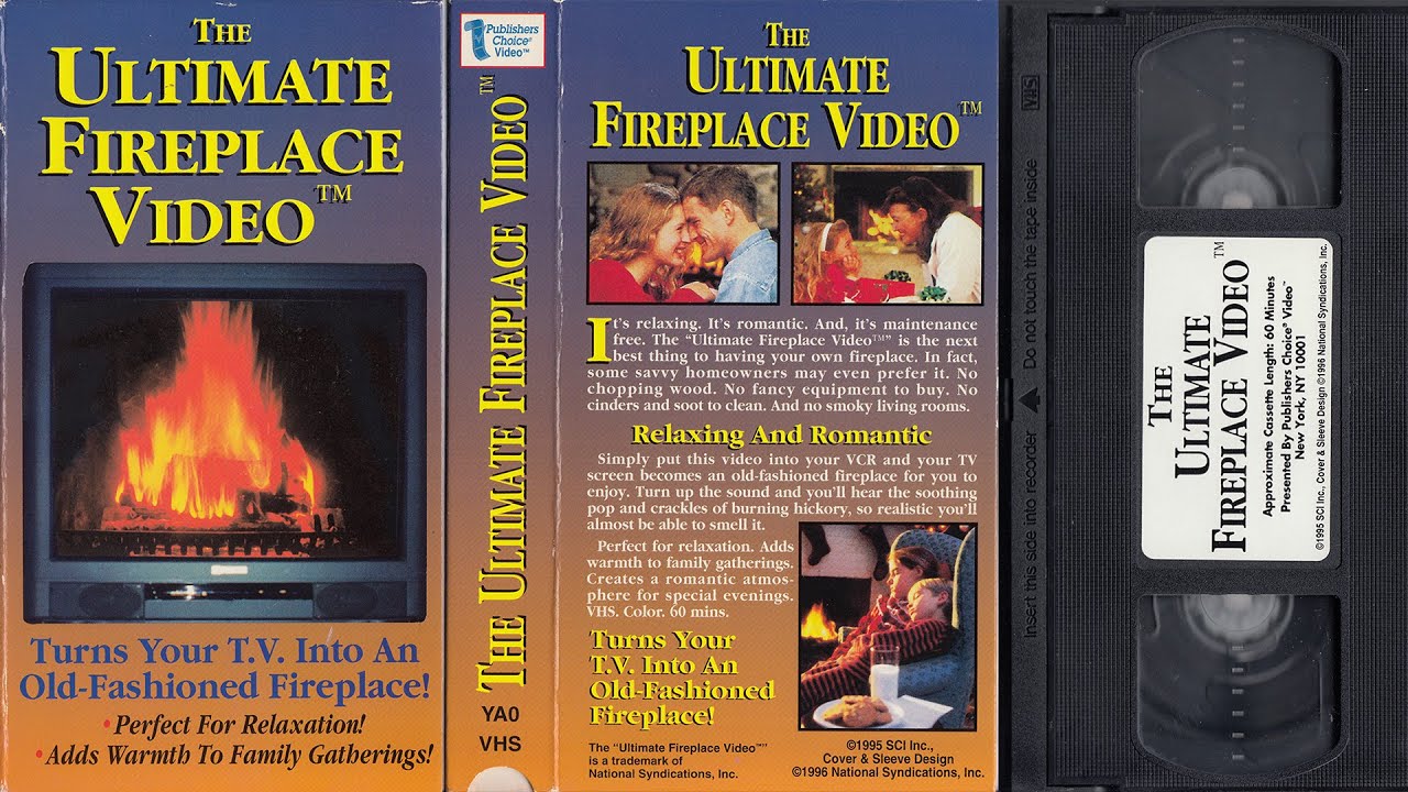 The Ultimate Fireplace Video (1995) VHS 60fps - YouTube