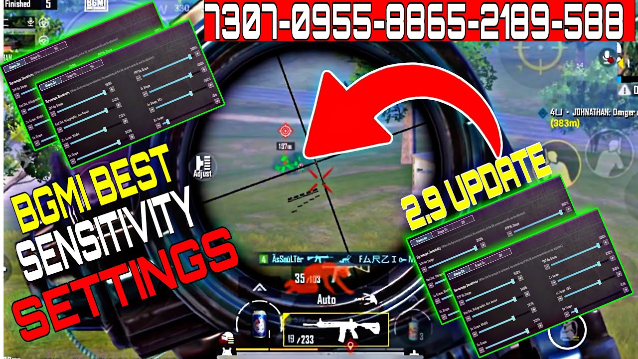 NEW UPDATE 2.9.0🔥BEST ZERO RECOIL SENSITIVITY SETTINGS + CONTROL CODE ...