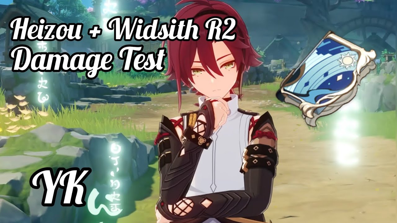 Heizou C0 Test Damage With Widsith R2 Weapon | Genshin Impact - YouTube