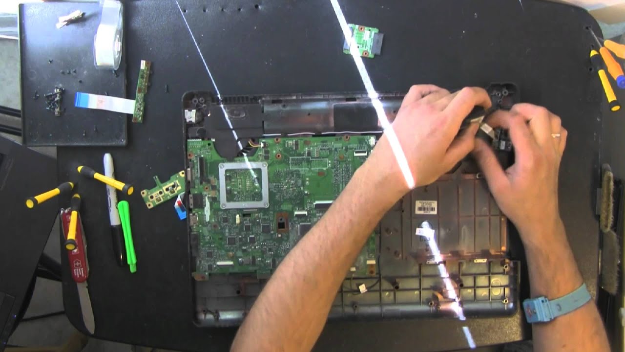 HP PAVILION G70 take apart video, disassemble, how to open disassembly ...