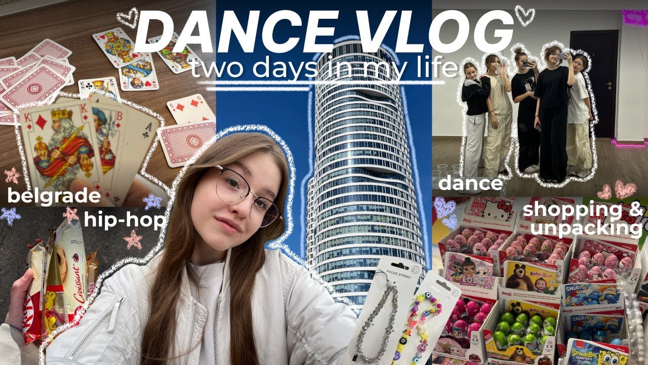 DANCE VLOG | 2 дня из моей жизни | белград | танцы | shopping ...