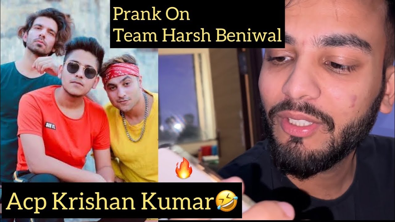 Police Prank On Team Harsh Beniwal🤣 - YouTube
