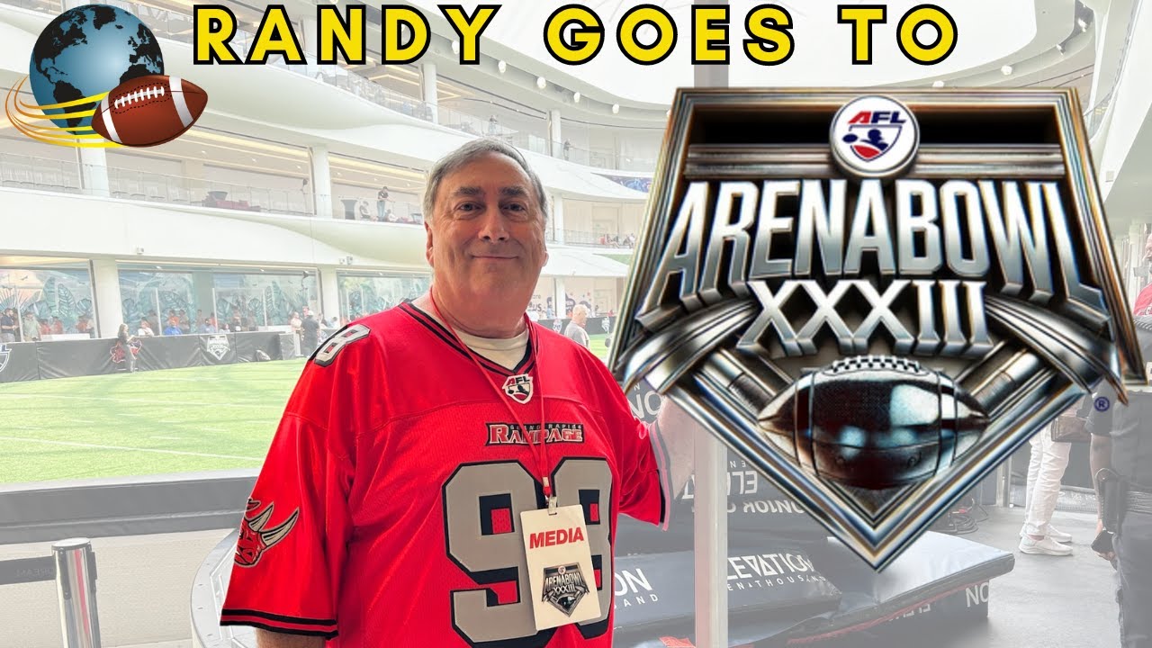RANDY GOES TO...ARENABOWL XXXIII! - YouTube