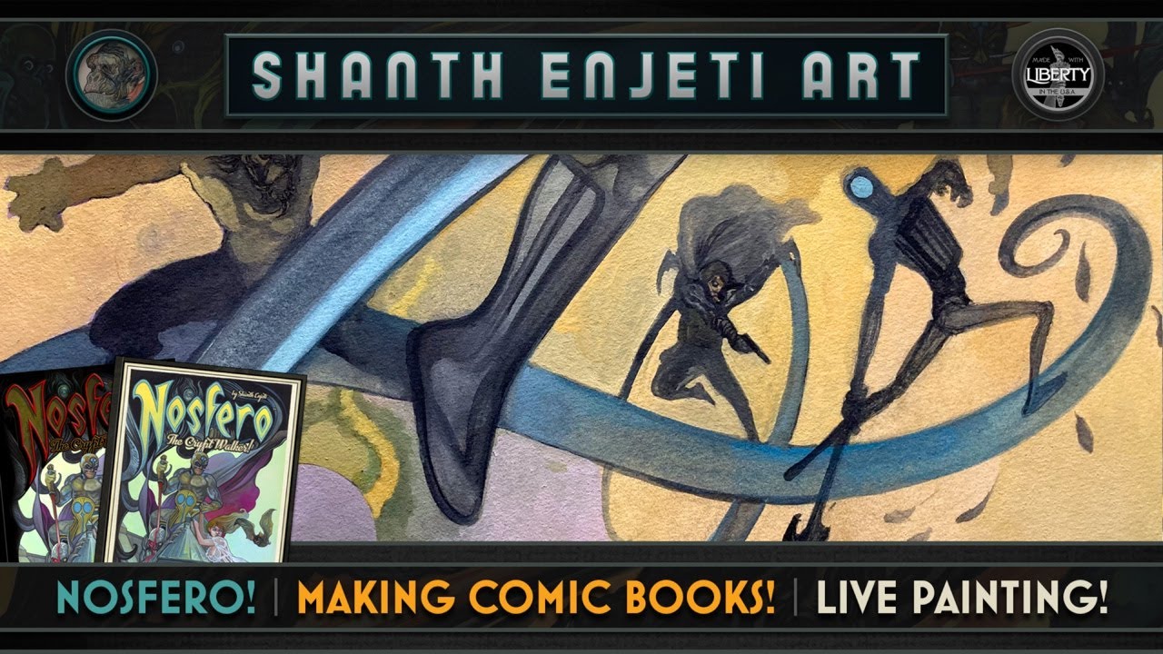 🔴 LIVE! 🎨 Painting & Chat!🎙️ SHANTH ENJETI ART! - YouTube