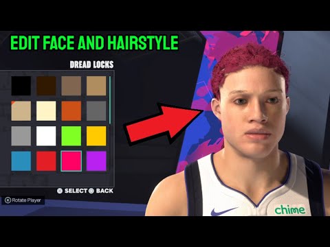 How to edit face and hairstyle in NBA 2k25 (My Player Appearance) - YouTube