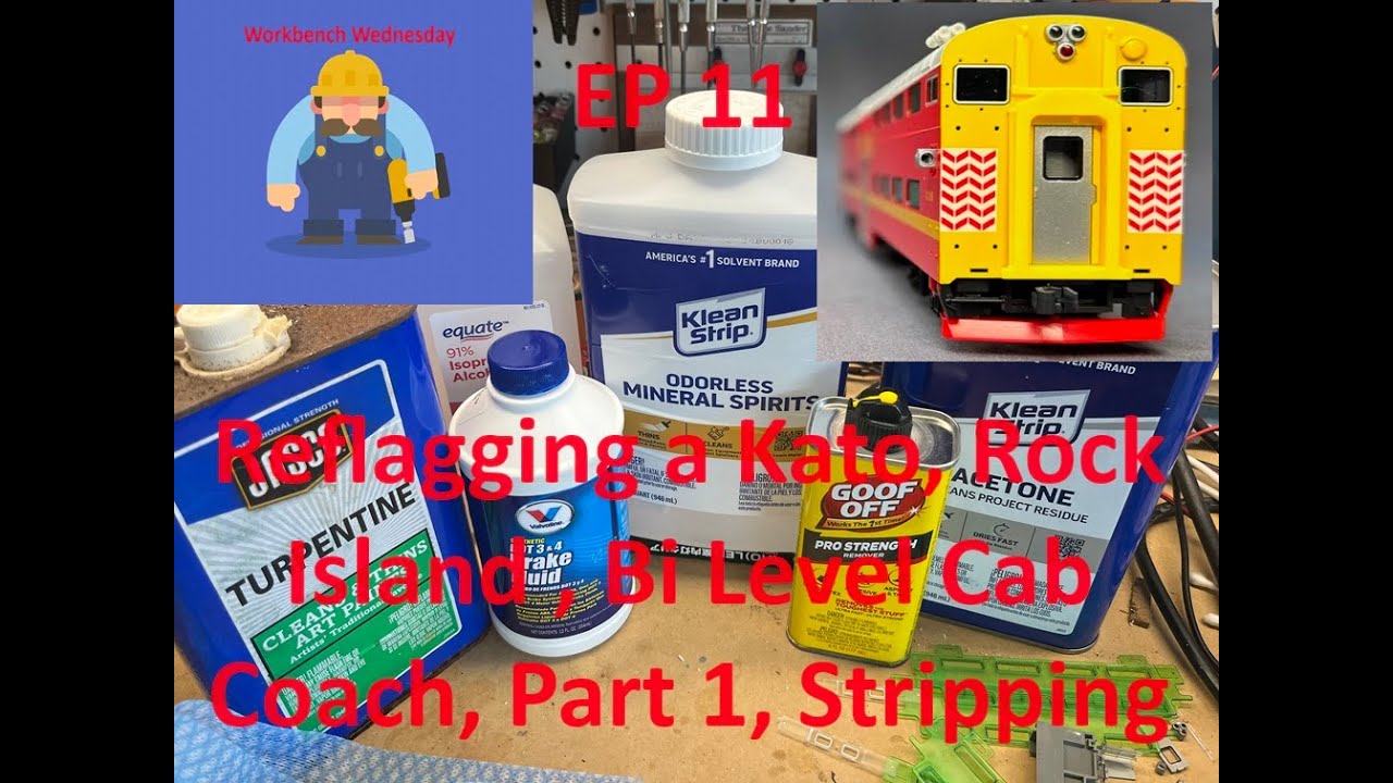 WBW Ep 11, Stripping down my Rock Island Bi-Level Commuter Cab Coach ...
