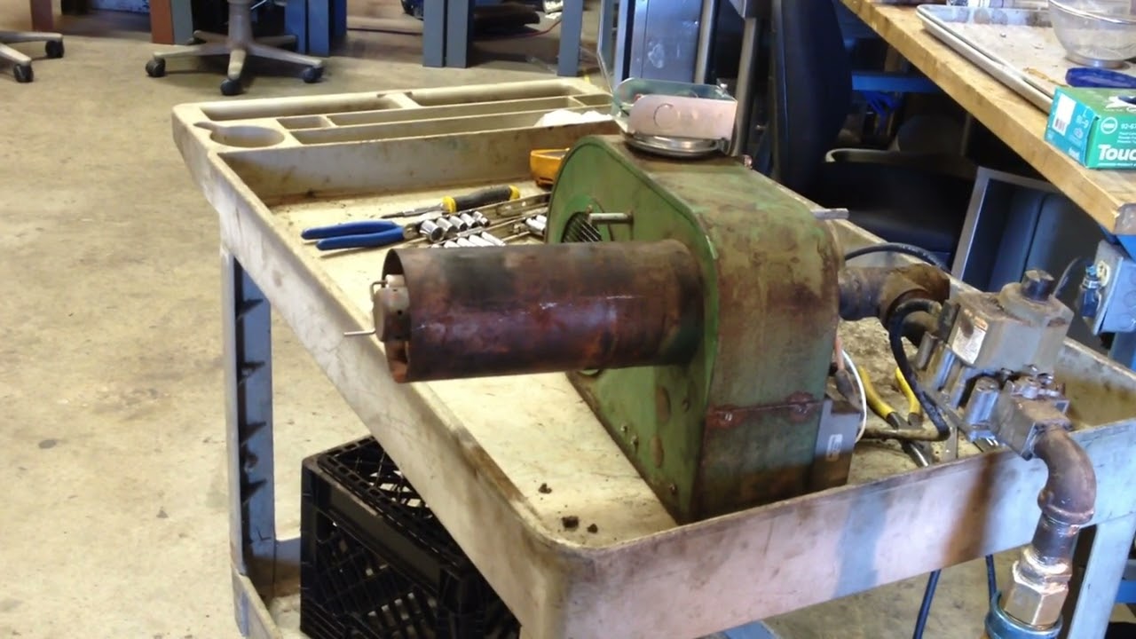 Rebuilt Midco Gas Burner Bench Test - YouTube