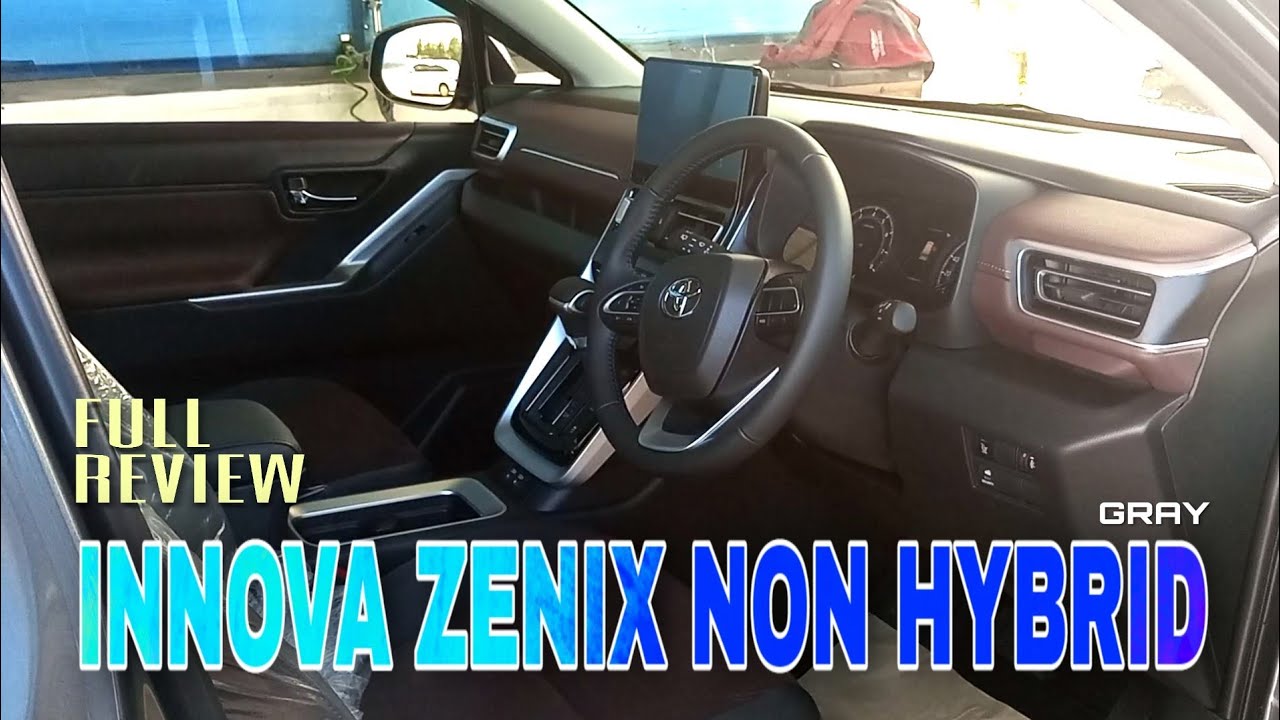 Toyota Kijang Innova Zenix V CVT NON Hybrid Grey | Innova Bensin - YouTube