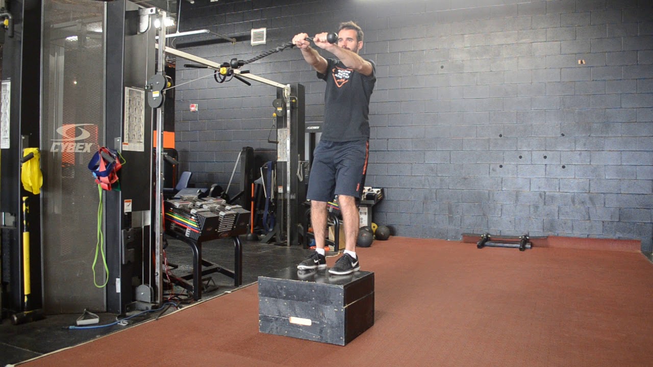 Cable - Pallov Press with Step-up - YouTube