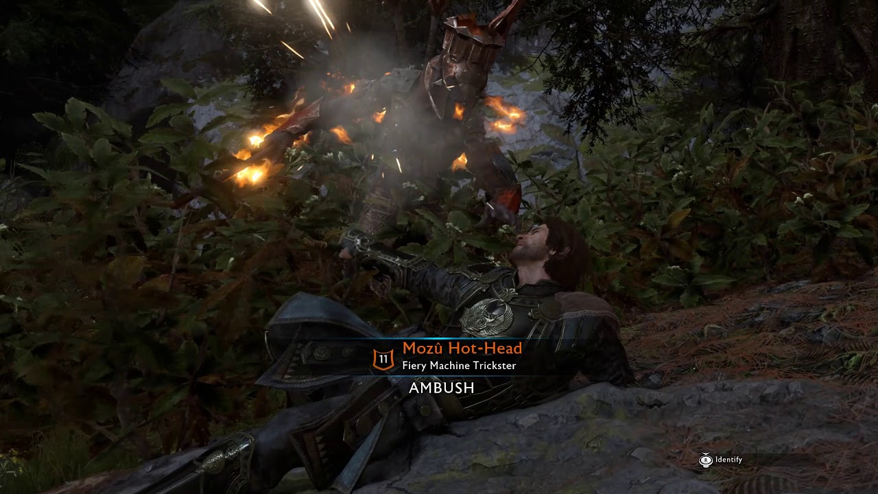 Shadow of War - Captain Ambush gimmicks - YouTube