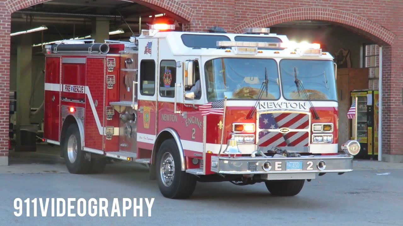 *Screaming Q* Newton Fire Department Engine 2 and Newton EMS Medic 2 ...