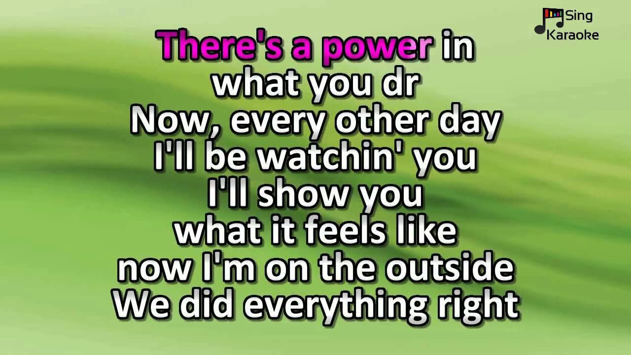 Calvin Harris feat Ellie Goulding - Outside karaoke version - YouTube