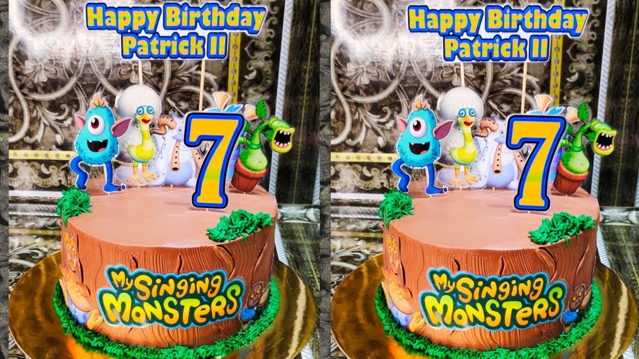 My Singing Monster Cake - YouTube