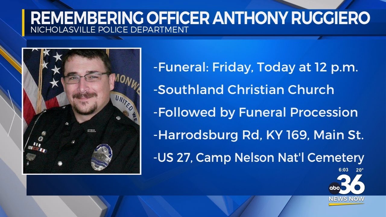 Remembering Nicholasville Police Officer Anthony Ruggiero - YouTube