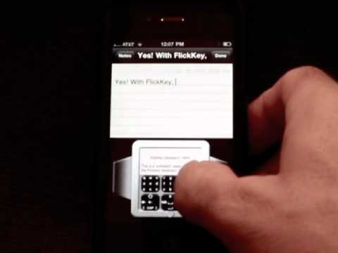 FlickKey Mini—World's Smallest Touch Screen Keyboard! - YouTube