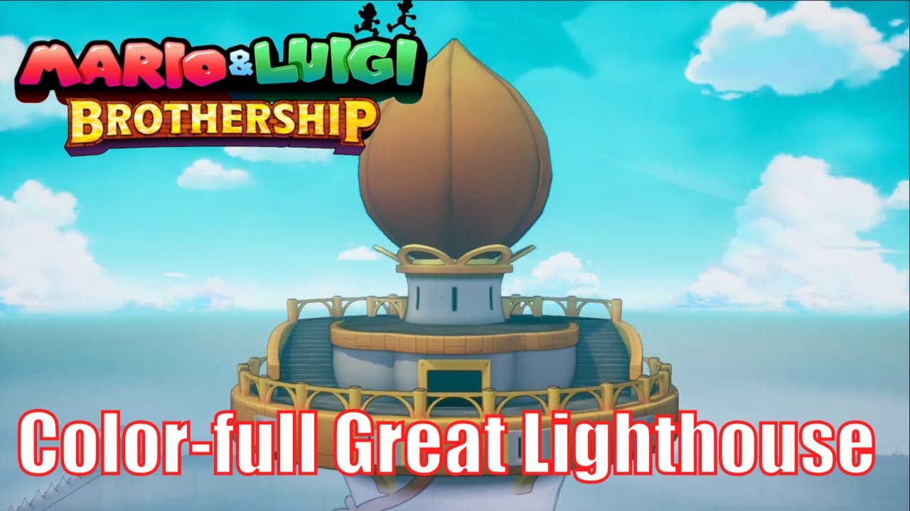 Color-full Sea Great Lighthouse Island Guide | Mario & Luigi ...