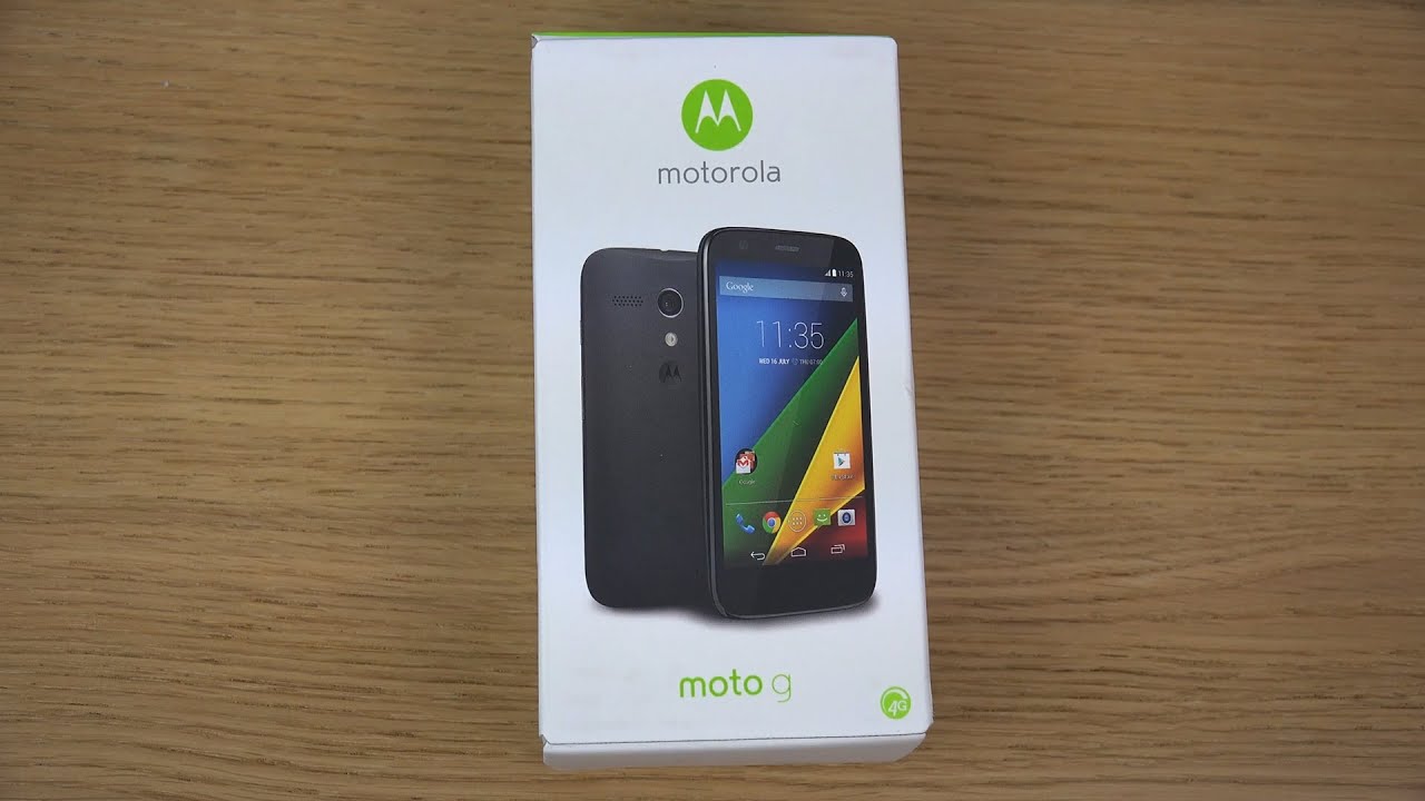 Motorola Moto G 4G LTE - Unboxing (4K) - YouTube