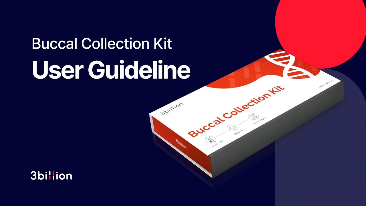 [Guide] 3billion Buccal Collection Kit User Guide - YouTube