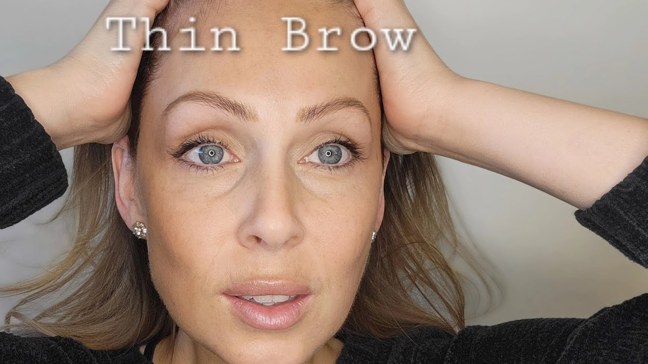 ~modern~Thin Brow Tutorial #howto #trending - YouTube