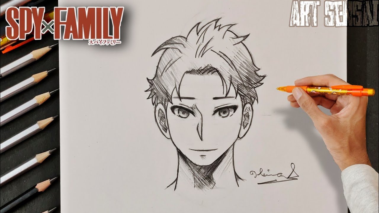 How to draw Loid forger | Spy x family | スパイxファミリー | - YouTube