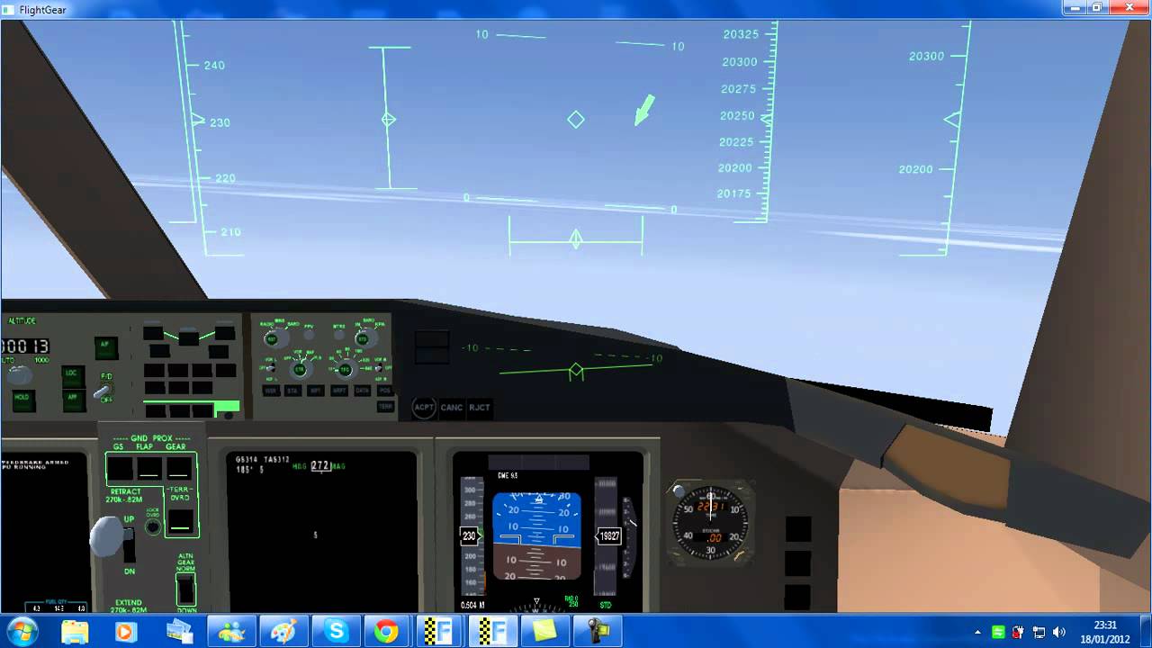 FlightGear 2012 en HD -VIDEO TUTORIAL - YouTube