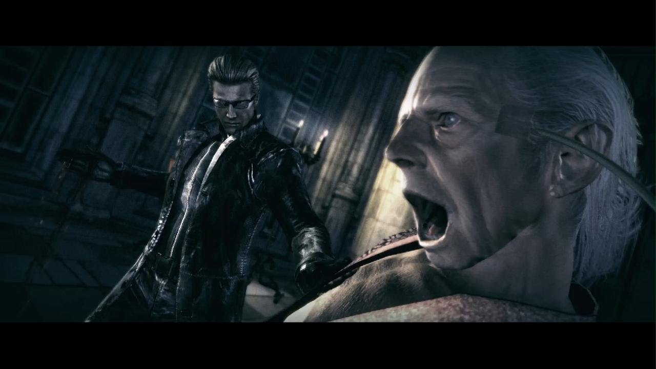 RESIDENT EVIL 5: Wesker Kills Oswell E. Spencer - YouTube