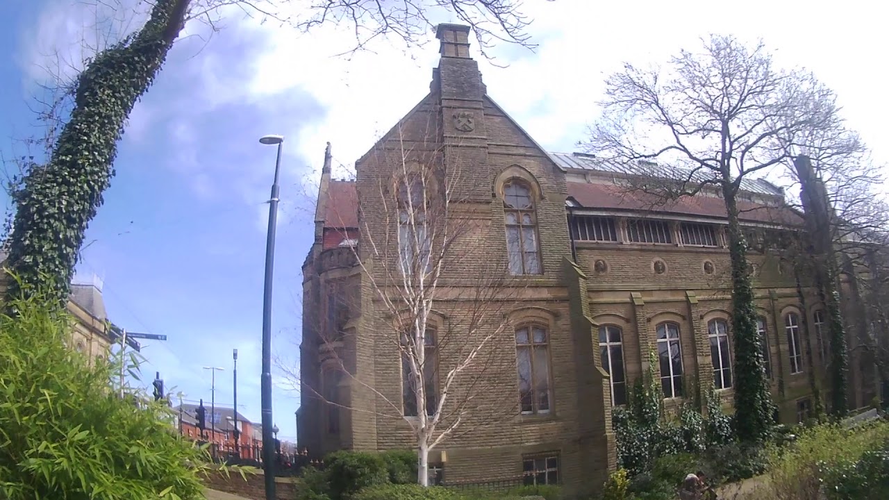 Outside English Library Wide Angle [Stock Footage] - YouTube