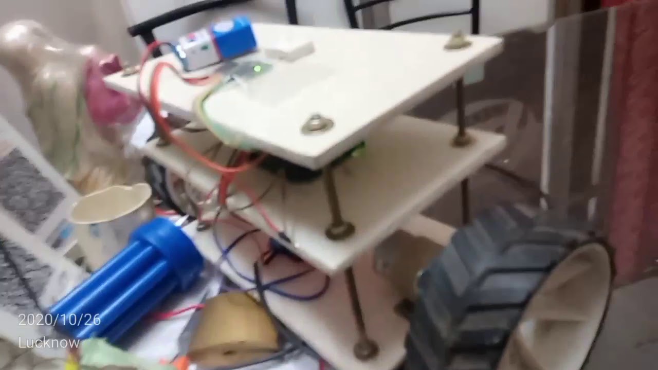 Mechanical engineering project Two wheeler gyroscopic car - YouTube