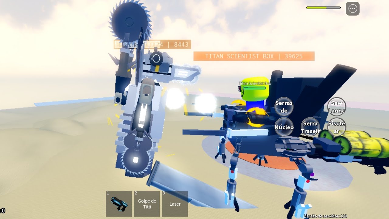 up Titan saw contra Titan scientist box (super box siege defense) - YouTube
