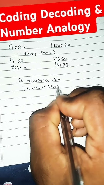 Coding Decoding & Number Analogy Tricks ll Reasoning Analogy SSC CGL CHSL RRB NTPC ALP 2024 ...