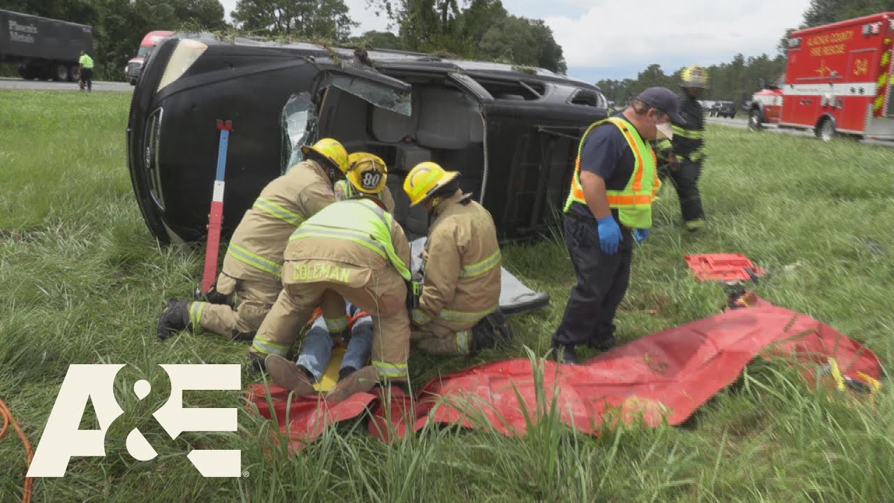 Live Rescue: Car Flips Over on Highway (Season 3) | A&E - YouTube