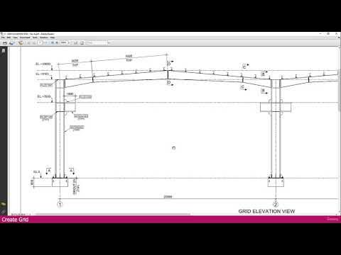 Create Grid and Column in Tekla Structure - YouTube