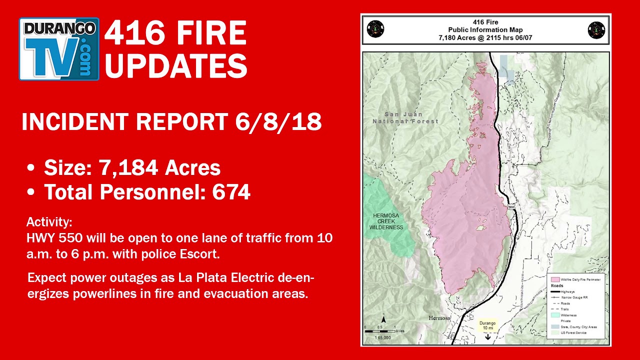 Fire Update from Durango TV News - YouTube